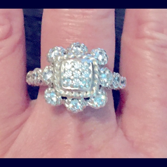 Judith Ripka | Jewelry | Judith Ripka Sterling Silver Diamonique Ring ...